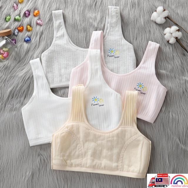 Teenage Girls Bow Bralette Singlet Bra Budak - TikTok Shop Malaysia