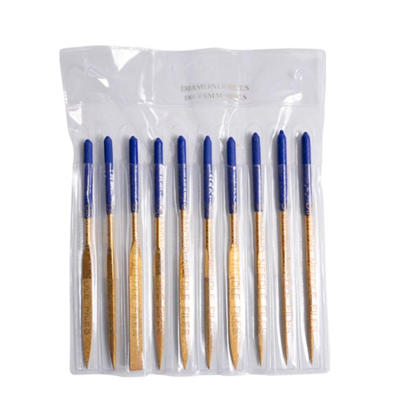 Needle File Set 10 Pcs for Titanium Coated Mini Diamond Files- - TikTok ...