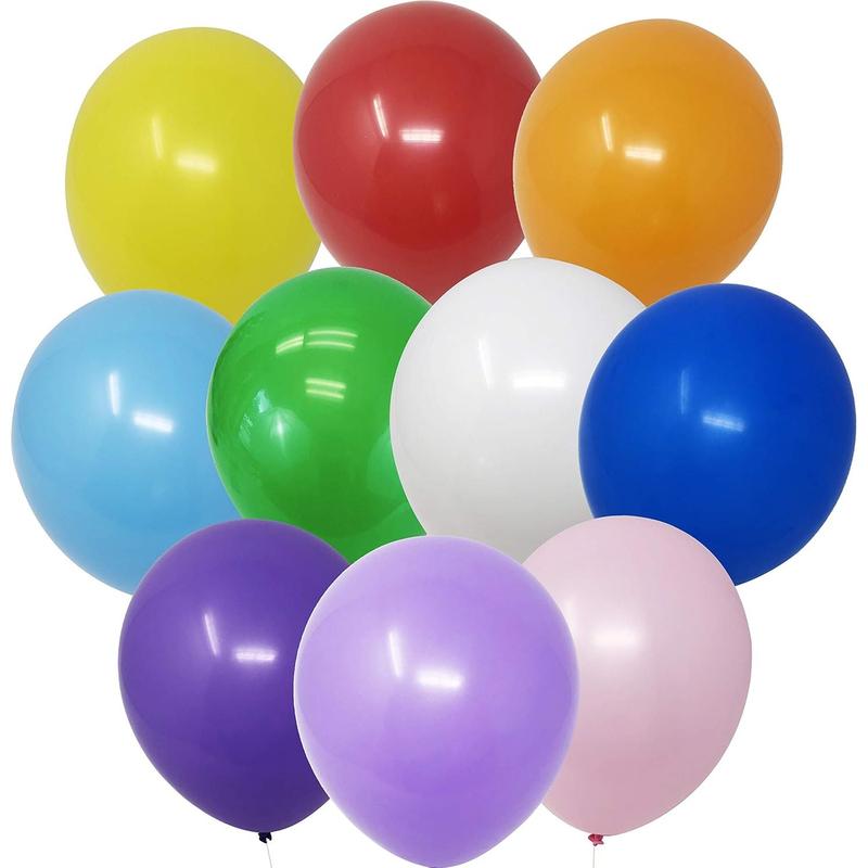 100 Count 9 Inch Helium Grade Latex Balloons for Birthday Feliz ...