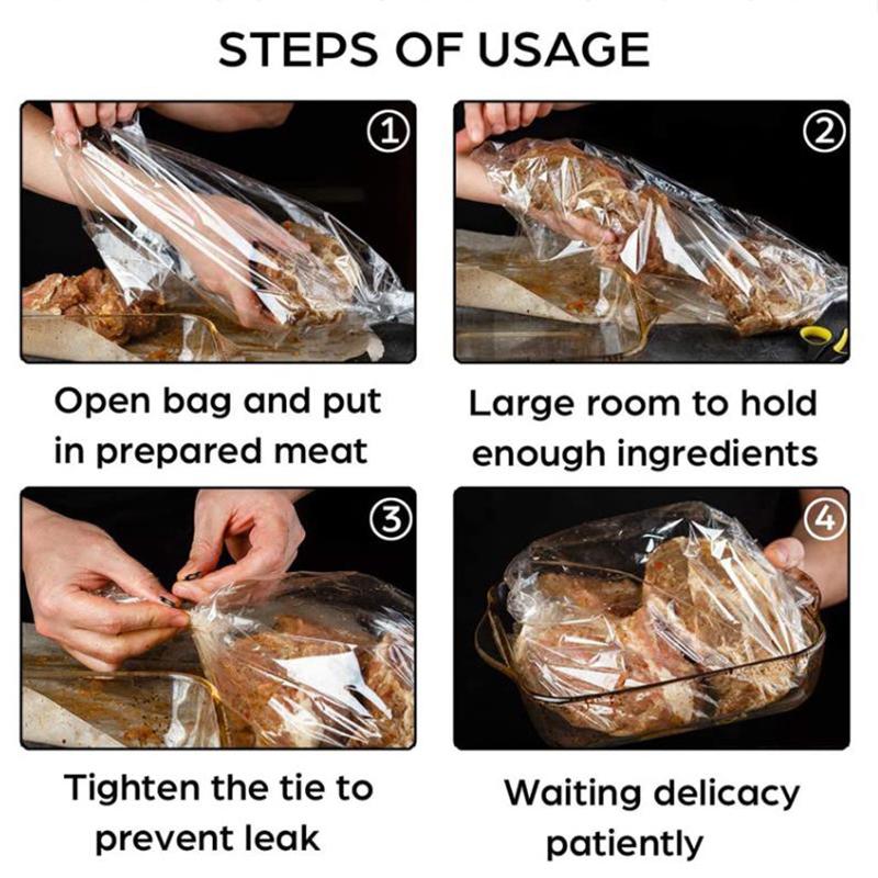 [YCK]10/20pcs Turkey Bag Oven Roasting Bags Baking Sleeve Slow - TikTok ...