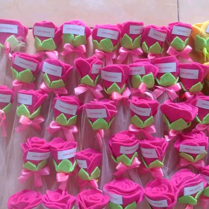 bunga telur pengantin dan aqiqahan sebanyak 10 pcs - Shop | Tokopedia