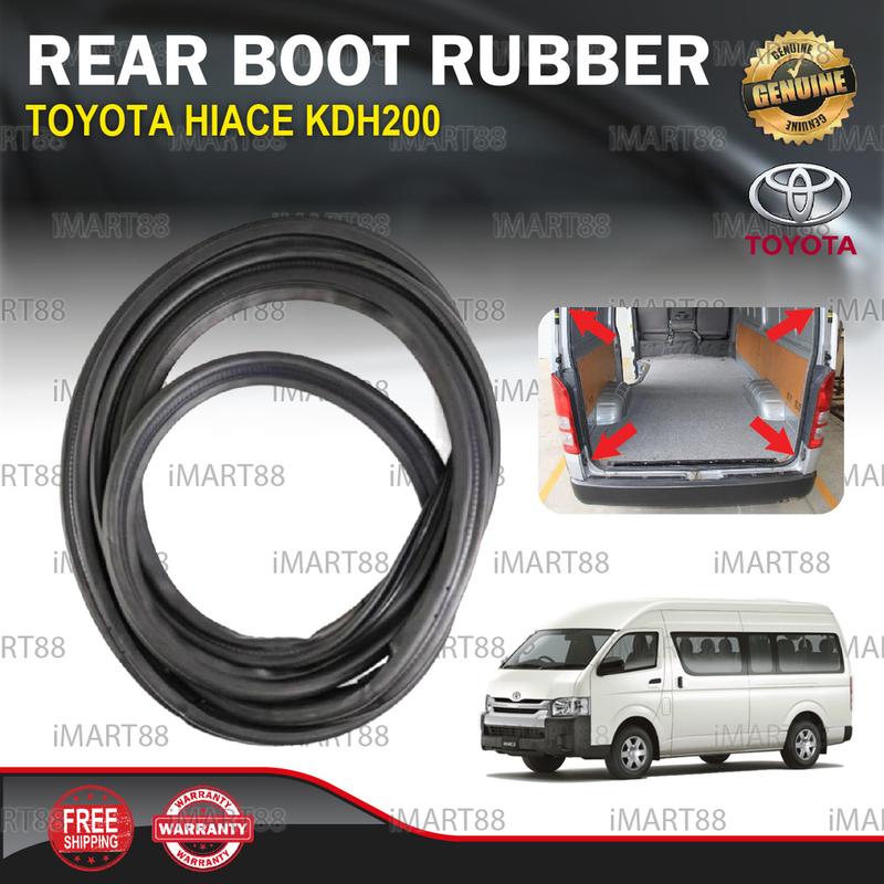 Toyota Hiace KDH200 Van Rear Bonnet Rubber Trunk Boot Lid Getah ...