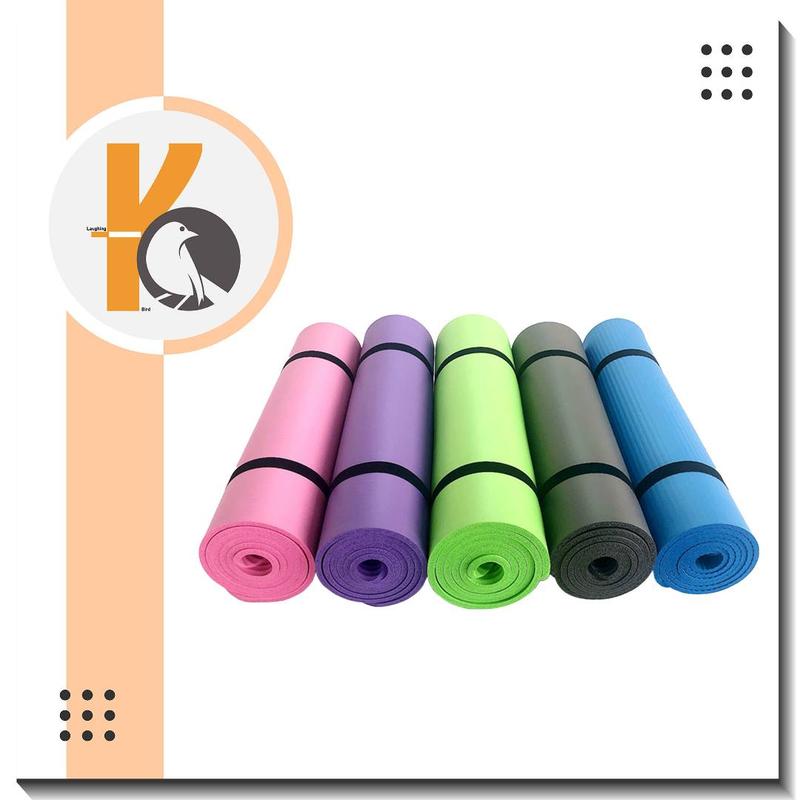 KOOKA BURRA Fitness NBR Yoga Mat Gym Exercise Mat Extra Thick Non-Slip ...