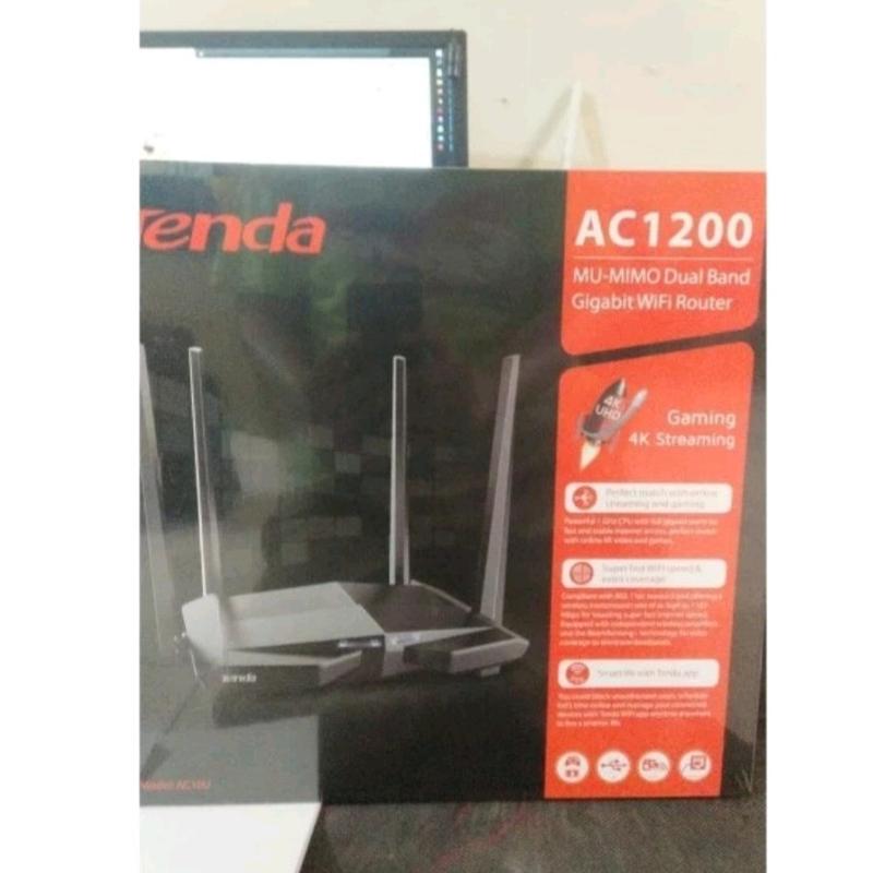 Tenda AC10U AC1200 Dual Band Gigabit Wifi Router - Shop | Tokopedia