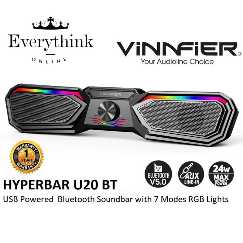 VINNFIER HYPERBAR U20 BT USB POWERED SOUNDBAR WITH BLUETOOTH - TikTok ...