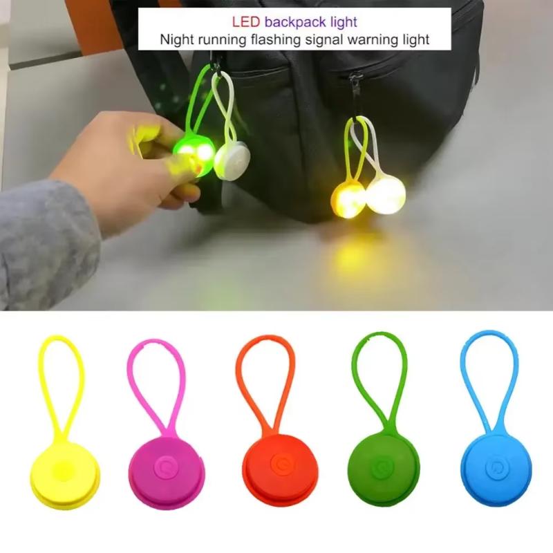 Silicone Safety Outdoor Signal Lamp Backpack Lights Waterproof - TikTok ...