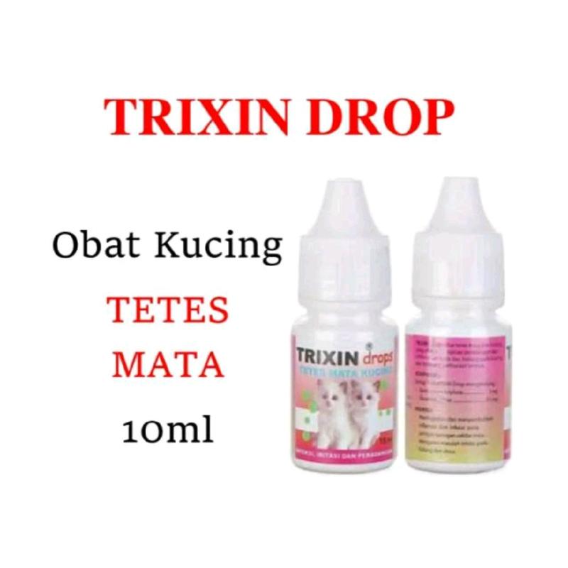 Trixin Drop 10ml Obat Tetes Mata Kucing Cat Kitten 10 ml - Shop | Tokopedia
