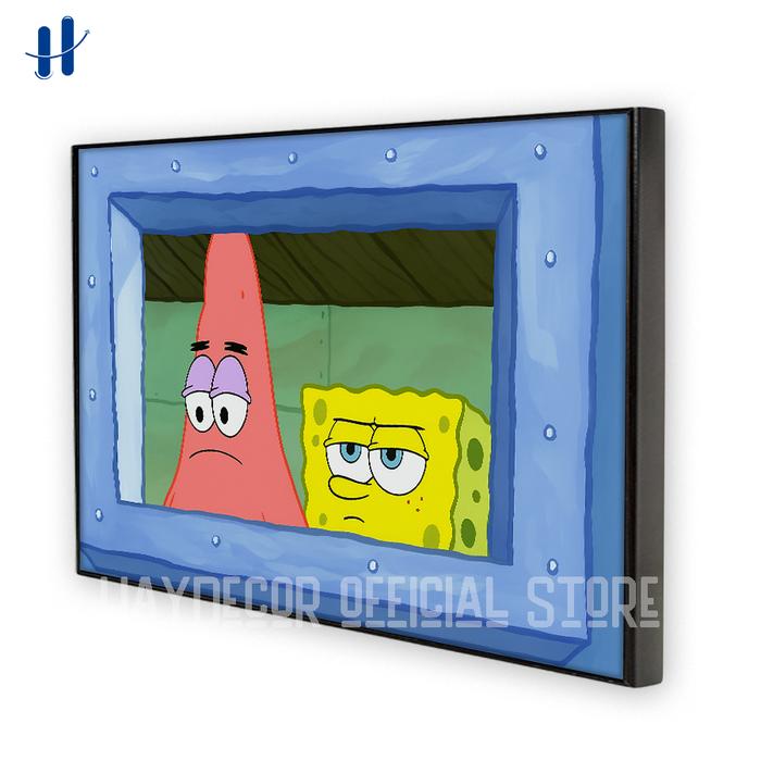 Promo Haydecor Bingkai Frame Mood Day Pajangan Dinding SpongeBob ...