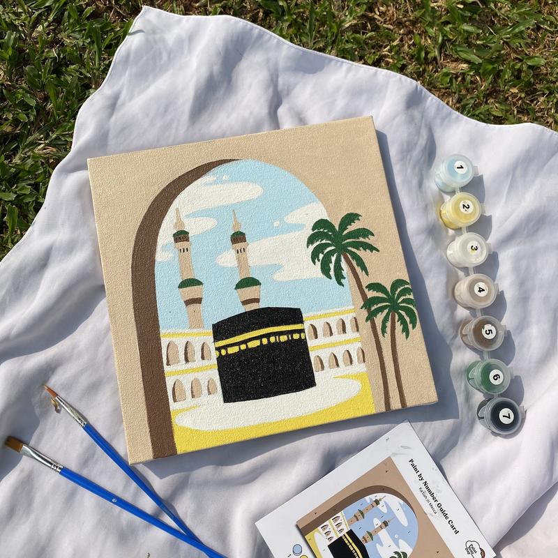 PAINT BY NUMBER Kabah in Mecca| PaintYourDay | Painting Kit - Shop ...