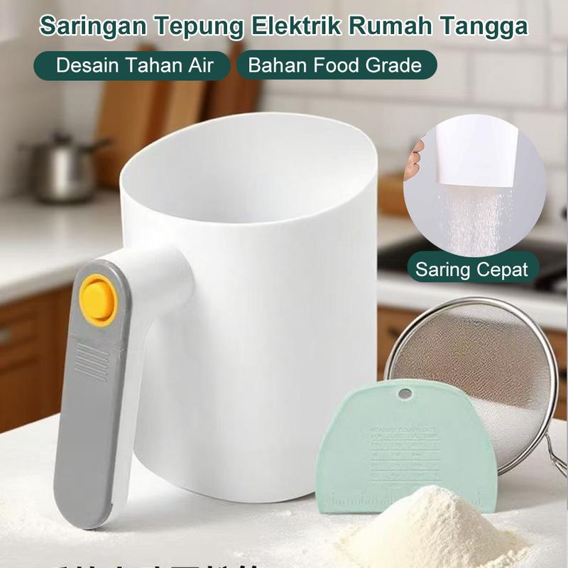 Saringan Tepung Listrik Rumah Tangga, Alat Pengayak Tepung Otomatis ...
