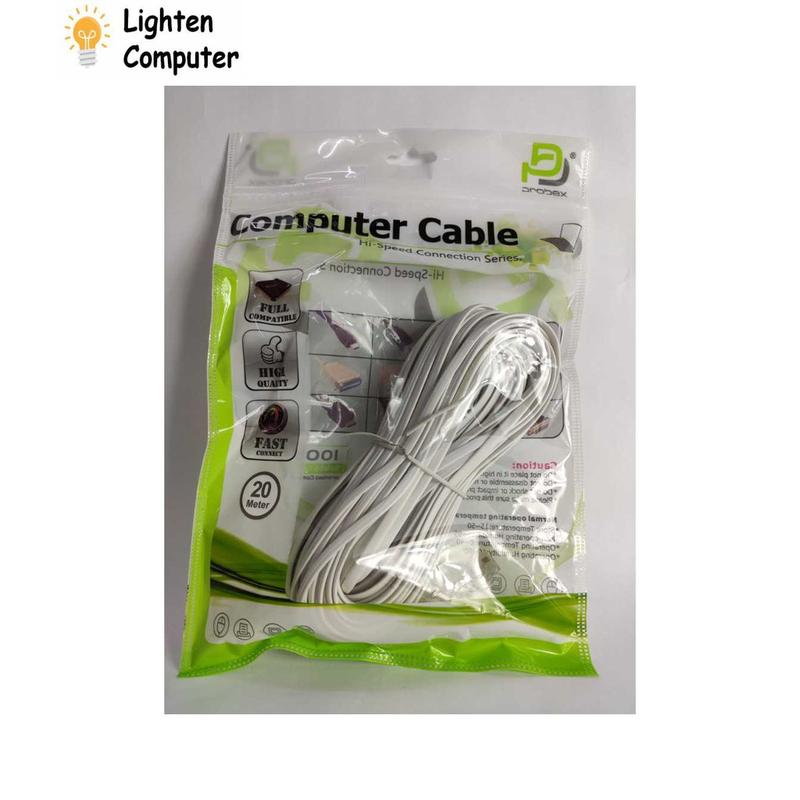 PROBEX RJ11 CABLE - 3M - Telephone Cable / ADSL Modem Cable - TikTok ...