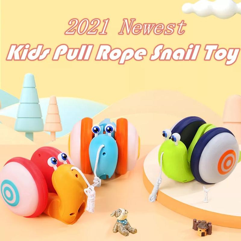 Snail Pull Along Toys by Blue Elephant Ph - TikTok Shop Philippines