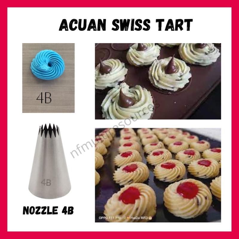 4B / 864 Icing Piping Nozzle Pastry Tips Stainless Steel Cake ...