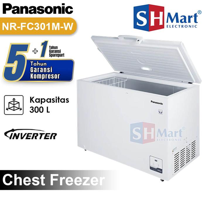 Jual Panasonic Chest Freezer Inverter Kapasitas 300 Liter 4D Cooling NR ...
