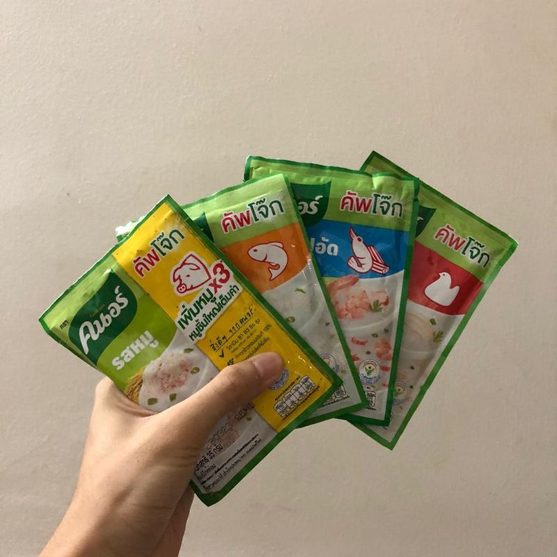 Thailand Bubur Segera Sarapan Pagi Flavor Chicken Fish Pork Shrimp ...