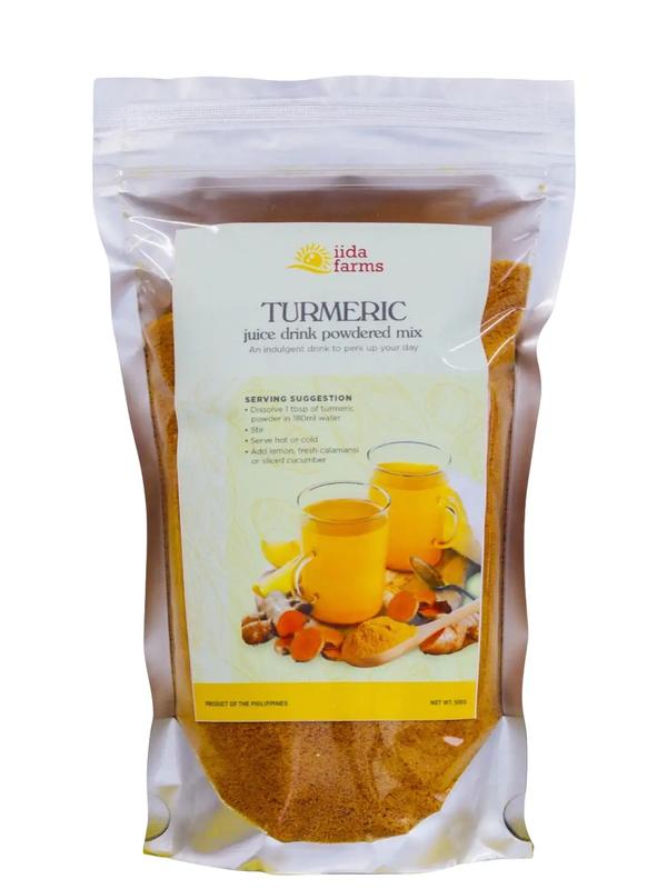IIDA FARMS Turmeric Juice Drink Powdered Mix 500g HEALTHY ALTERNATIVE ...