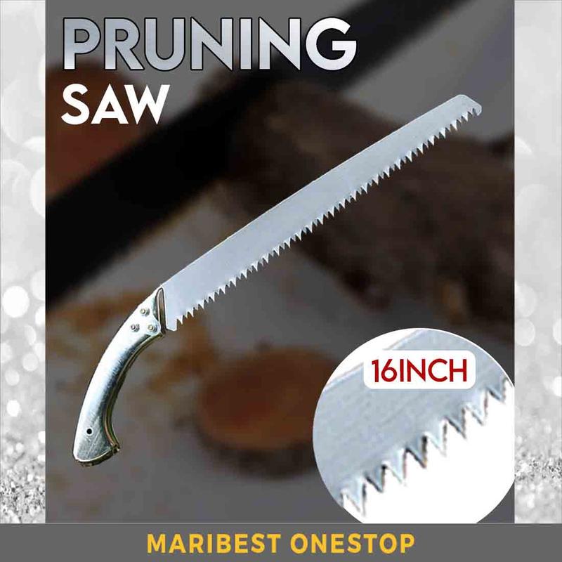 16INCH 400MM HAND PRUNING SAW GARDENING TREE BRANCH CUTTER HORTICULTURE ...