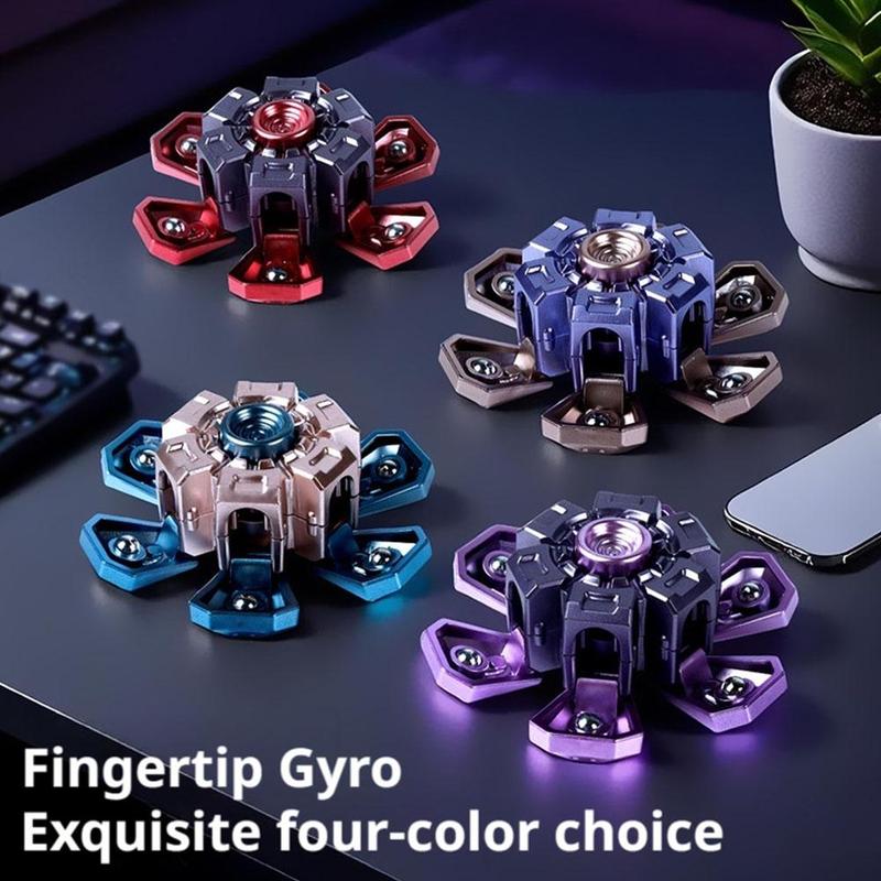 Deformation Mecha Fidget Hand Spinner Open Armor Stainless Steel ...