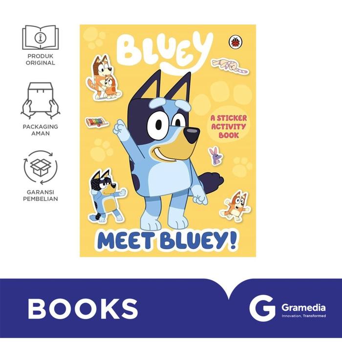 Jual Gramedia Buku Anak Bluey: Meet Bluey! Sticker Activity Book (Bluey ...