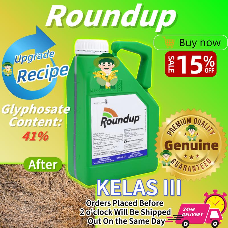 Roundup Monsanto 4L Round Up Glyphosate 41% Weed Killer (Grass - TikTok ...
