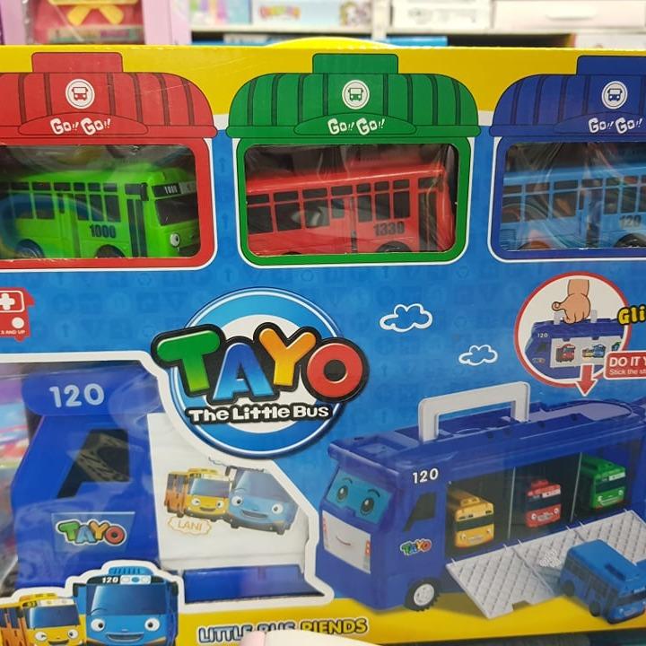 TAYO The Little Bus Pull Back Car Racing A Korean Cartoon Character ...
