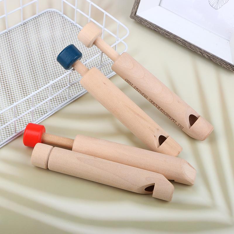1Pc Wood Slide Whistle Glossy Wooden Push Pull Flute Instruments ...