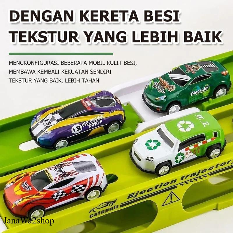 Anak main imaginatif cocok banget! Mainan Model Mobil dengan Rel ...