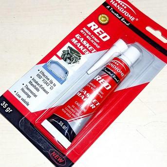 Lem High Temp Red Silicone Sealant RTV Silikon Merah 650 35gr / 85gr ...