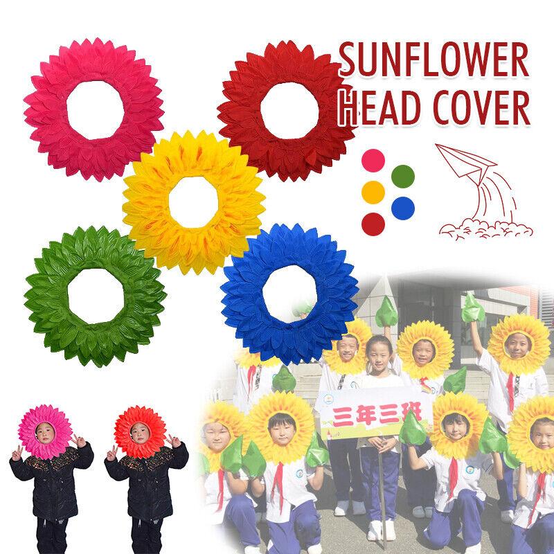 Topi Bunga Matahari Lucu, untuk Kanak-kanak, Kostum Bunga Matahari ...