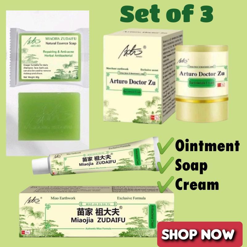 Original zudaifu set of ( Soap, cream, ointment) Skincare Skin - TikTok ...