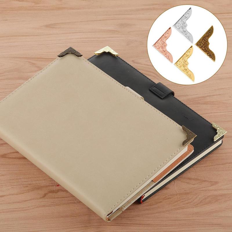 80PCS Metal Book Corner Protector, Vintage Iron Guard Book Cover ...