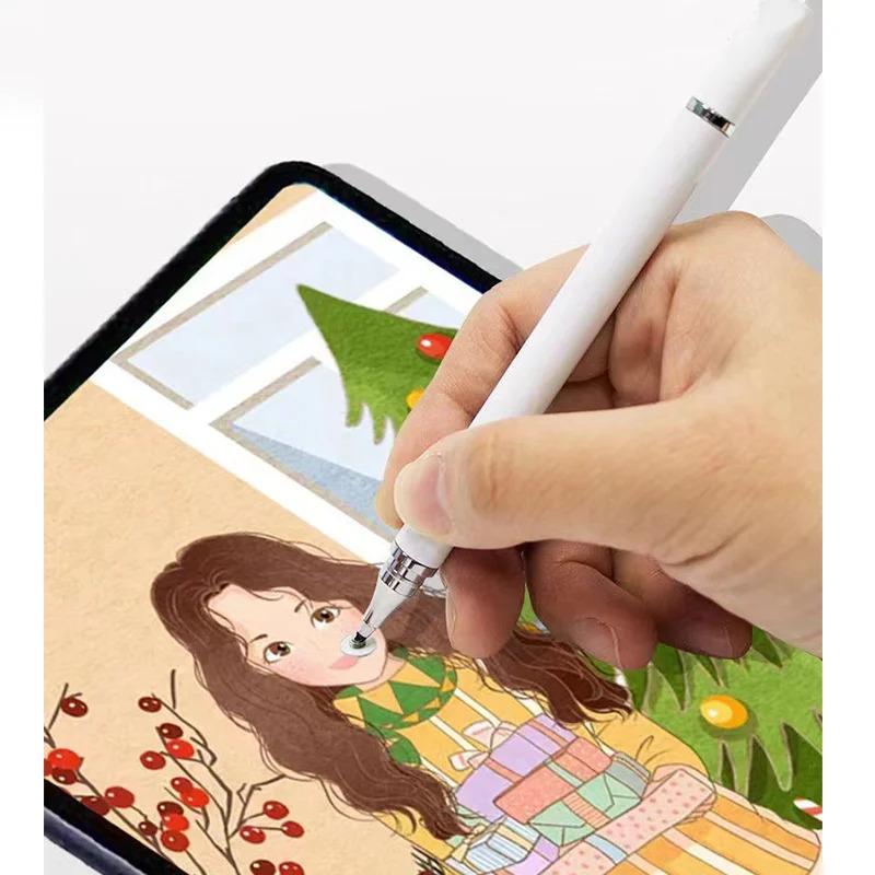 2 In 1 Stylus Pen For Smartphone Tablet Drawing Capacitive Pencil ...