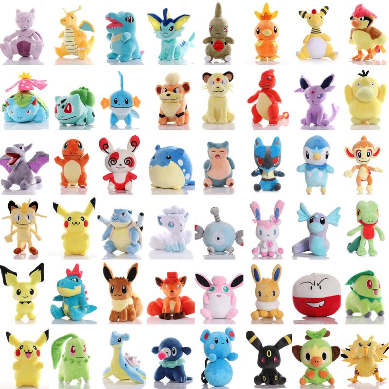 Pikachu Peluche Toys Pokemon Plush Mewtwo Squirtle Dragonite - TikTok Shop