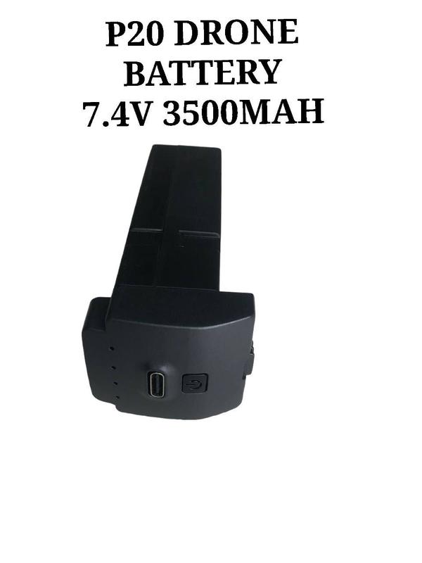 P20 Drone Battery 7.4V 3500mAh Back up Lithium Battery Accessories ...