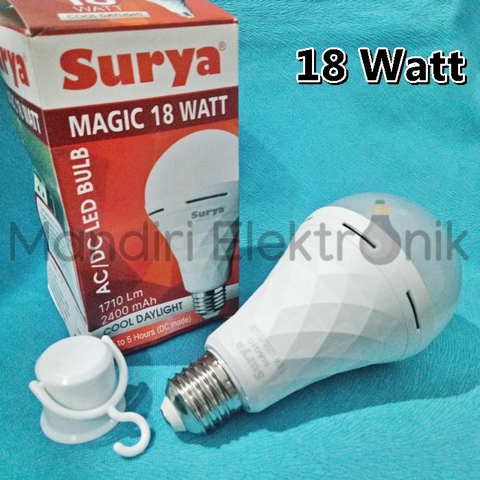 Jual Lampu Emergency Surya 9 12 18 Watt - Lampu Magic SURYA LED AC/DC 9 ...