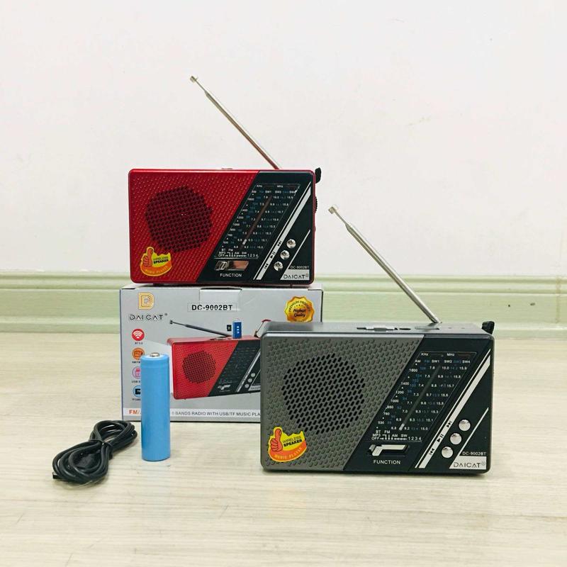 ĐÀI RADIO FM Nhật 9002 BT- Có Đèn Pin - Âm Thanh Lớn- Hàng Chính ...