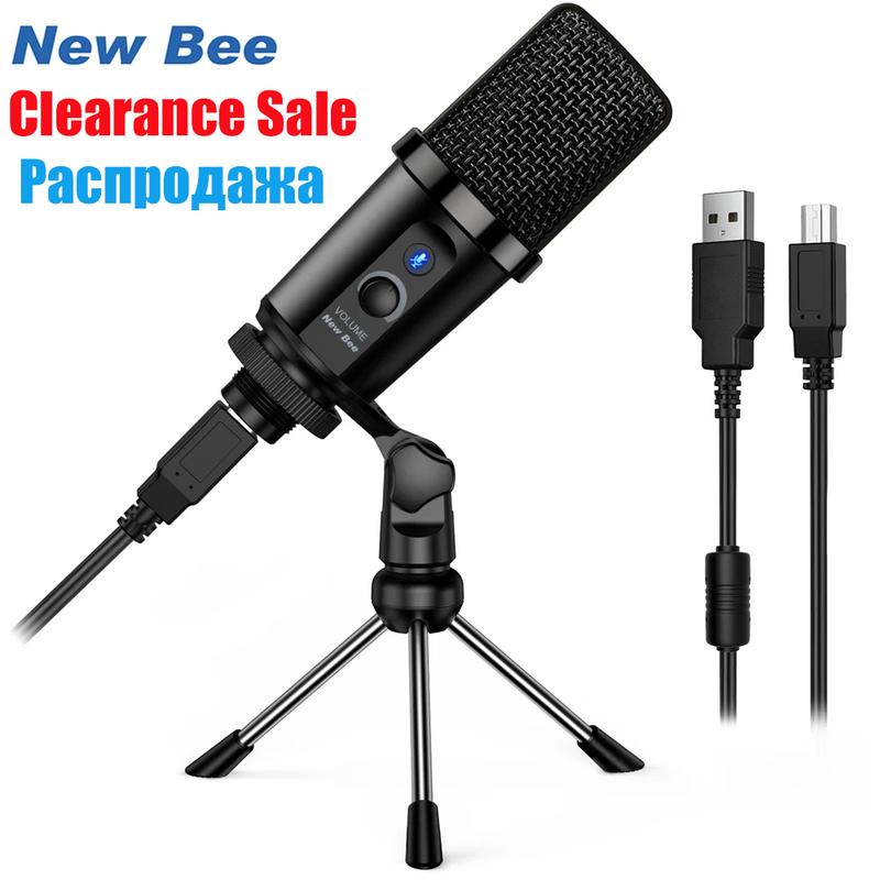 New Bee DM19 Condenser Microphone USB Microphone Professiona - TikTok ...