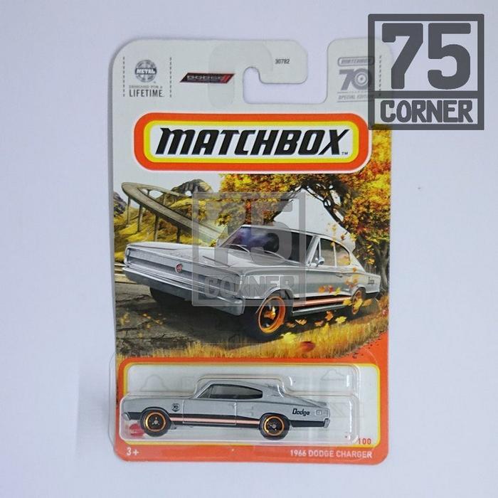 Jual [ 75 CORNER ] Matchbox 70 Years White 1966 Dodge Charger 1985 ...