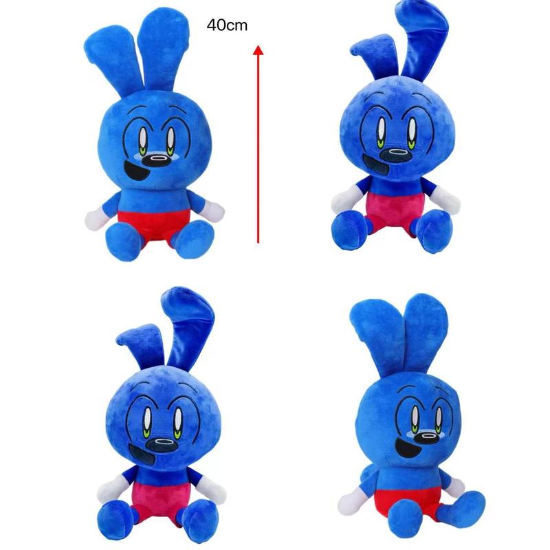 Danno Cal Drawings Riggy Plush Game Surrounding Blue Rabbit Doll ...