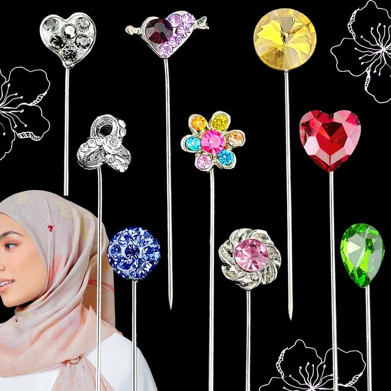 Jarum Pin Peniti Tudung Shawl Selendang Sepasang - TikTok Shop Malaysia