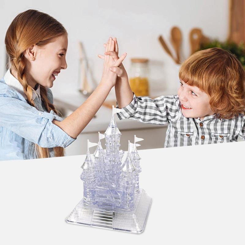 3D Castle Puzzle Original 3D Crystal Puzzle Deluxe Building - TikTok ...