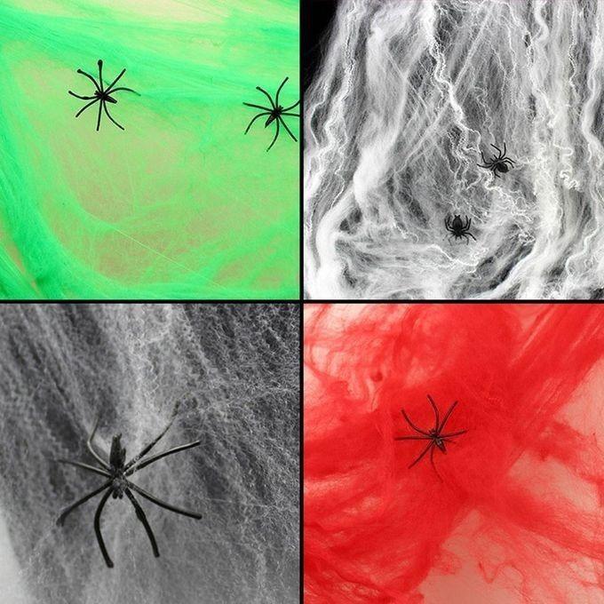 Halloween Party Decoration Spider Web Cobweb Prop Home Bar Party ...