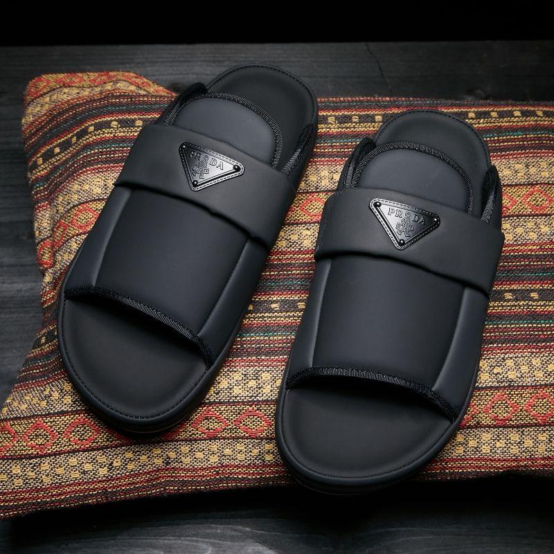 Sandal Stesen Eropah, Pakaian Musim Panas Lelaki, Tapak Tebal, - TikTok ...