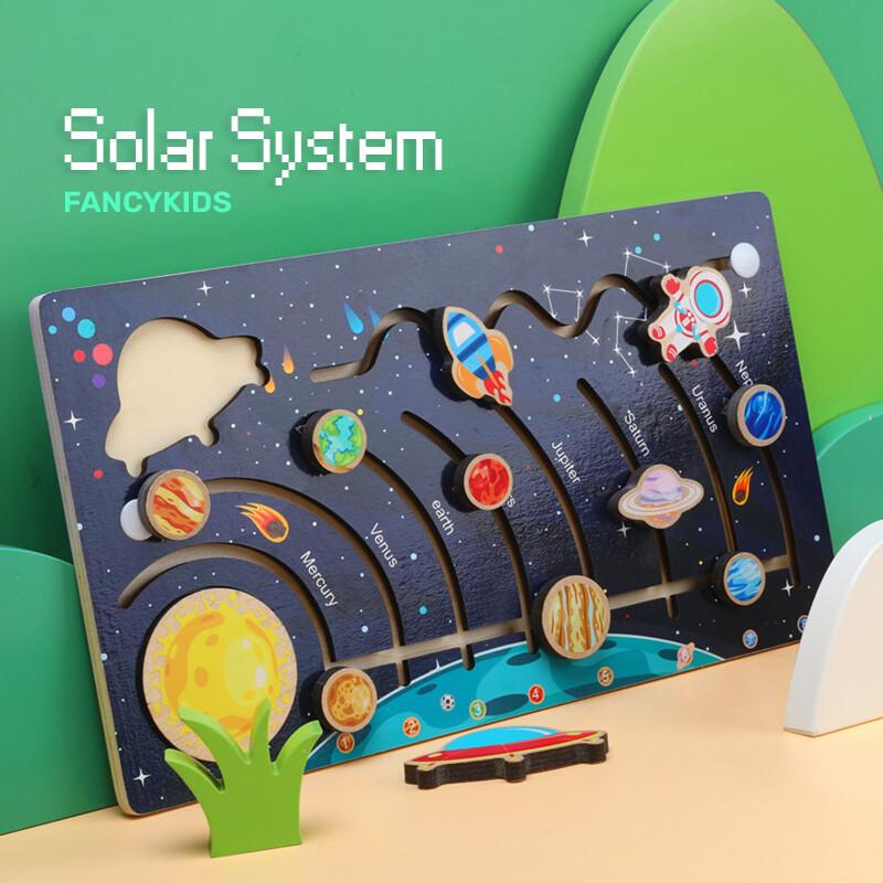 Wooden Solar System Planets Maze Puzzle/Constellation Learning - TikTok ...