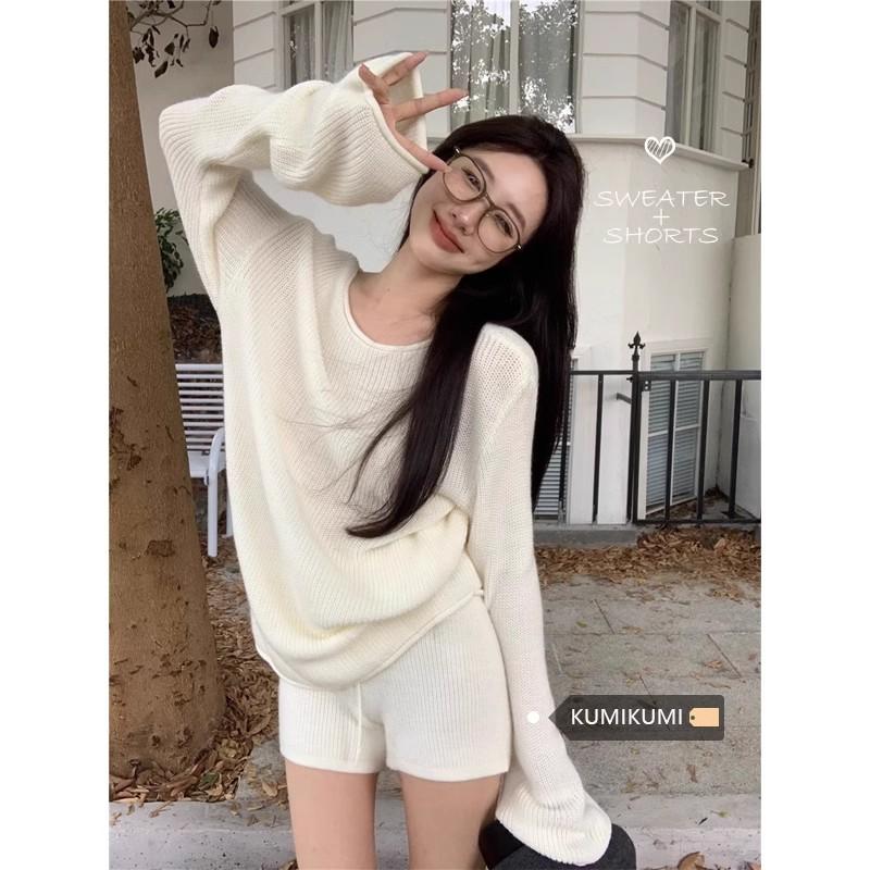 [Bejirog] Women's Long-Sleeved off-Shoulder Slim-Fit Sweater - TikTok ...