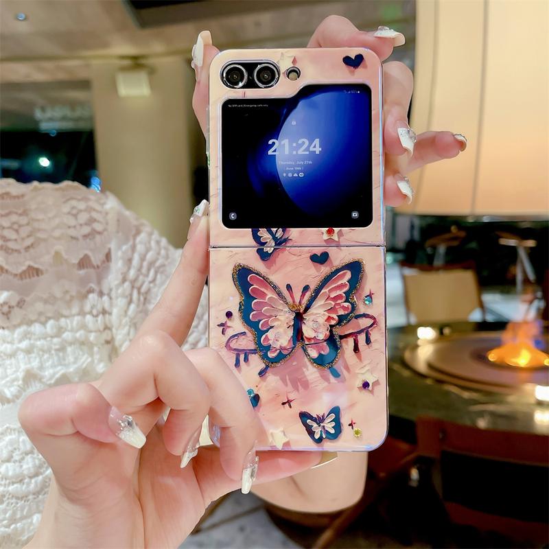 For Samsung Galaxy Z Flip 6 Z Flip 5 Z Flip 4 Z Flip 3 Casing Luxury ...