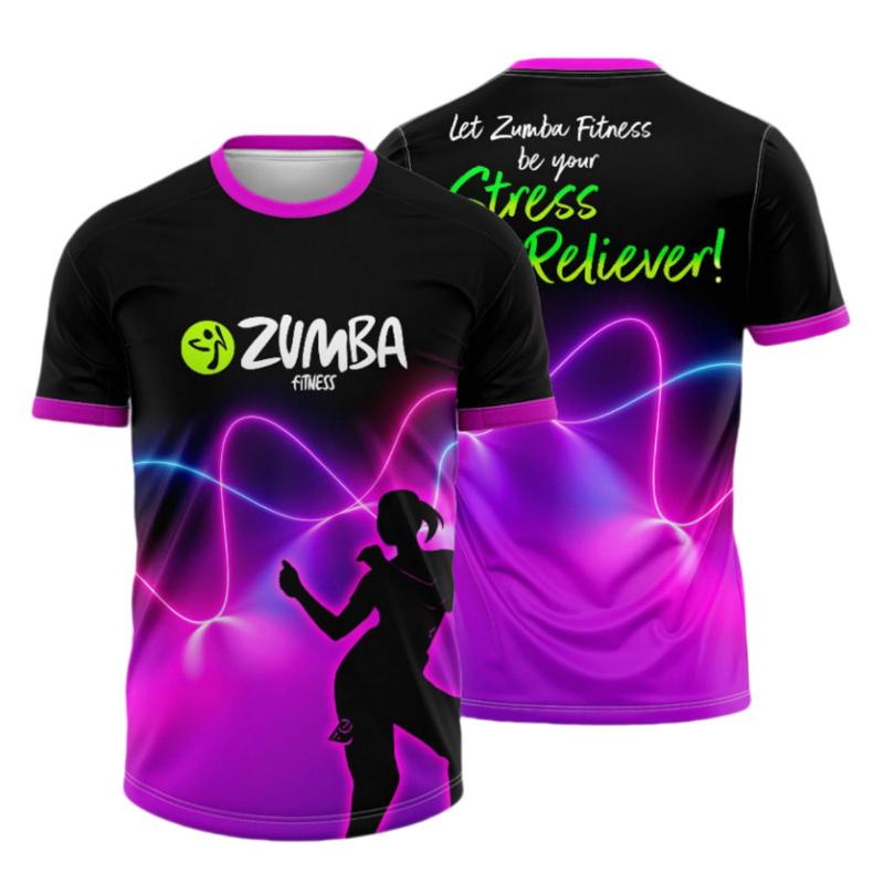 Summer Zumba T-Shirt 3D Printing T-Shirt Zumba Breathable Short-Sleeved ...