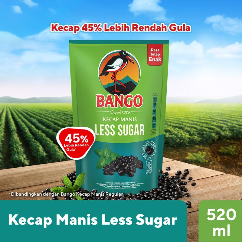Bango Kecap Less Sugar 520ml - Shop | Tokopedia