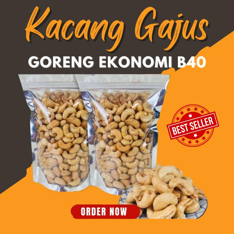 KACANG GAJUS GORENG EKONOMI B40 ( GAJUS PACK RAHMAH) - TikTok Shop Malaysia