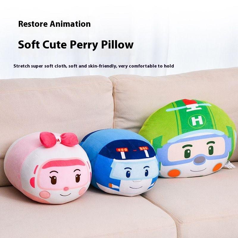 POLI transformable police car, Polly pillow doll, police car, fire ...